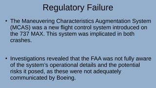 Corporate Governance and Regulatory Failure: The Boeing Case | PDF