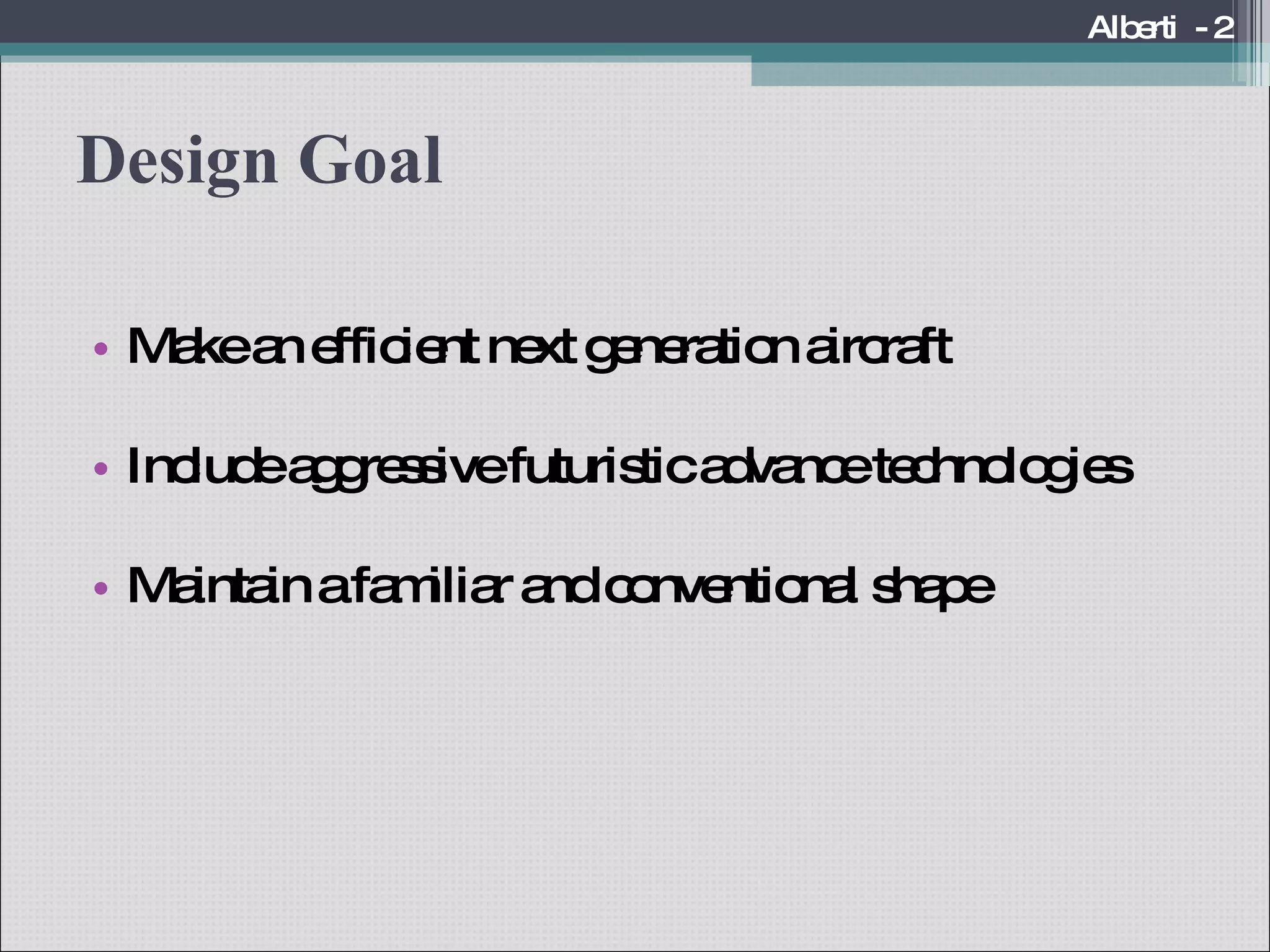 Aircraft Design for Boeing Phantom Works | PPT