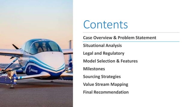 Northwest Boeing Case Competition 2019 - Autonomous Air Vehicle | PPT
