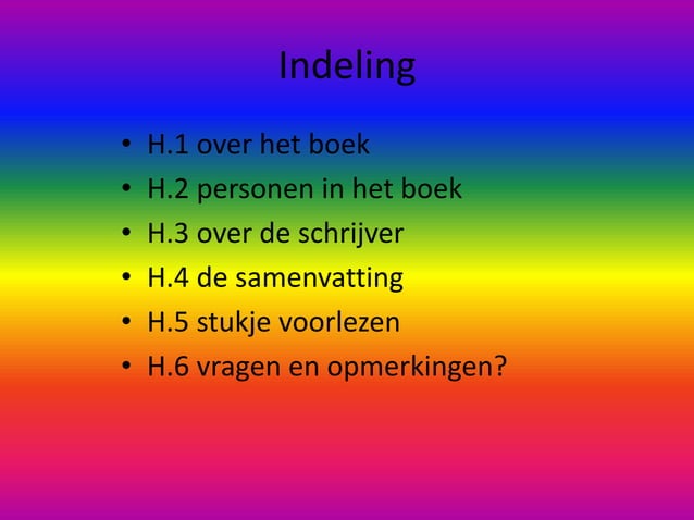 Boekbespreking alleen op de wereld | PPTX