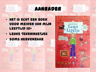 Boekbespreking groep 7def | PPTX