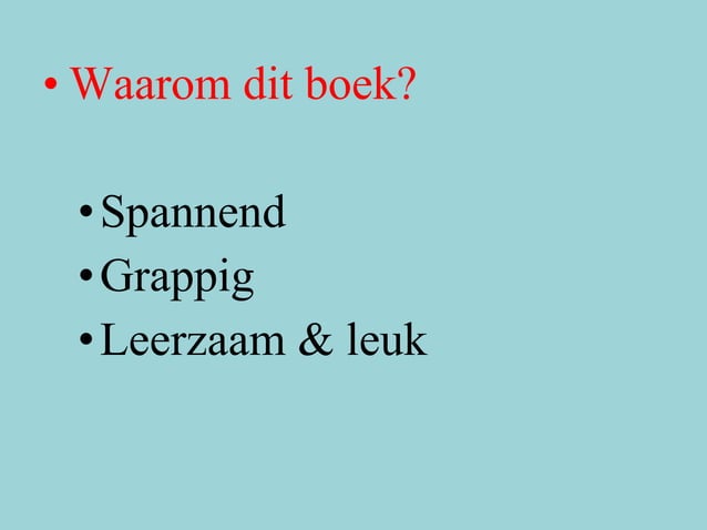 Boekbespreking Niels Holgerson | PPT