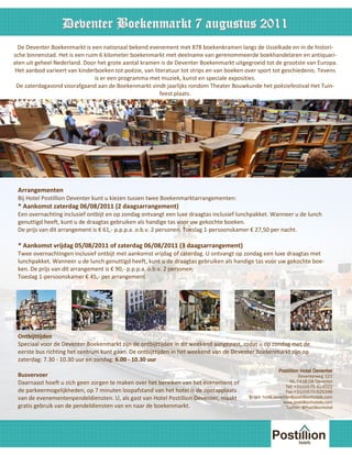 Boekenmarkt 2011 flyer | PDF