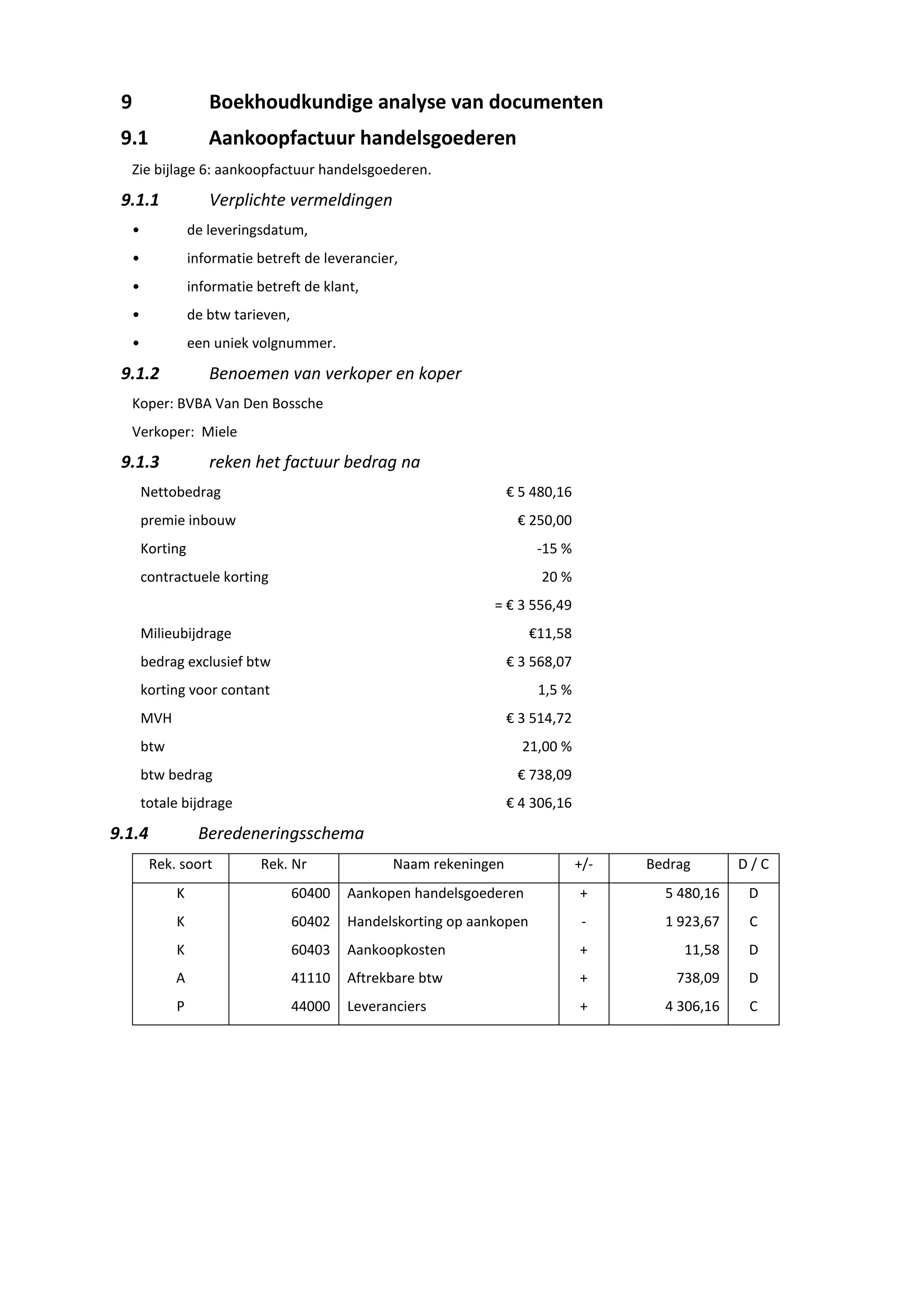 Boekhoudkundige analyse van documenten | PDF