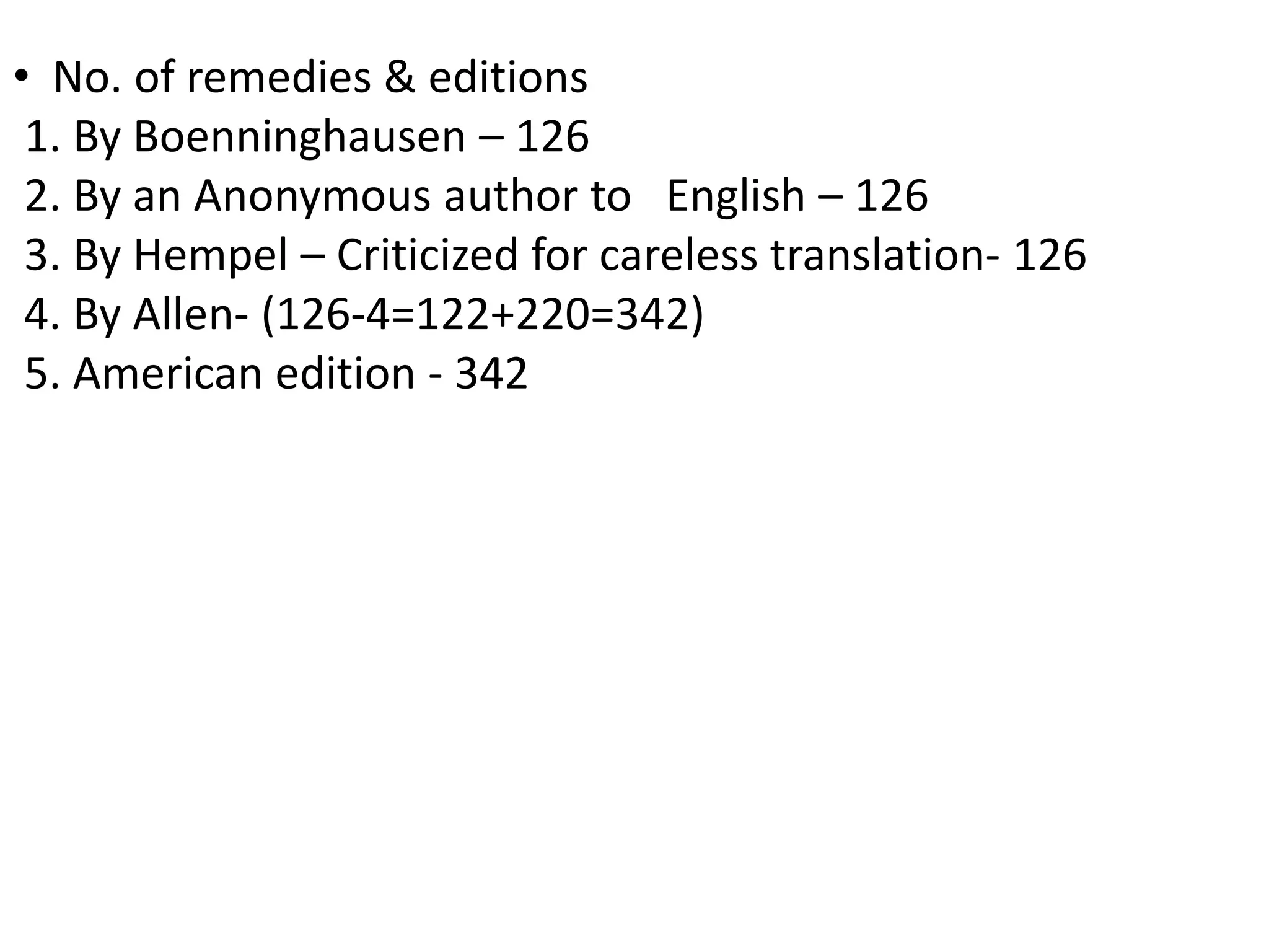 Boenninghausen’s therapeutic pocket book[btpb] | PPTX