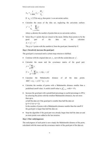 Robust outlier detection | PDF