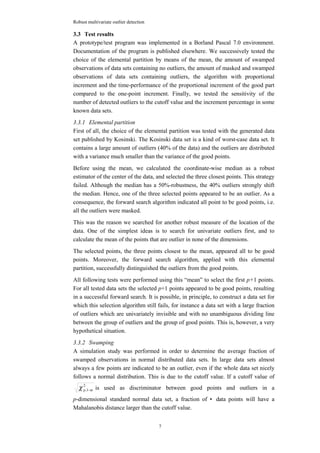 Robust outlier detection | PDF