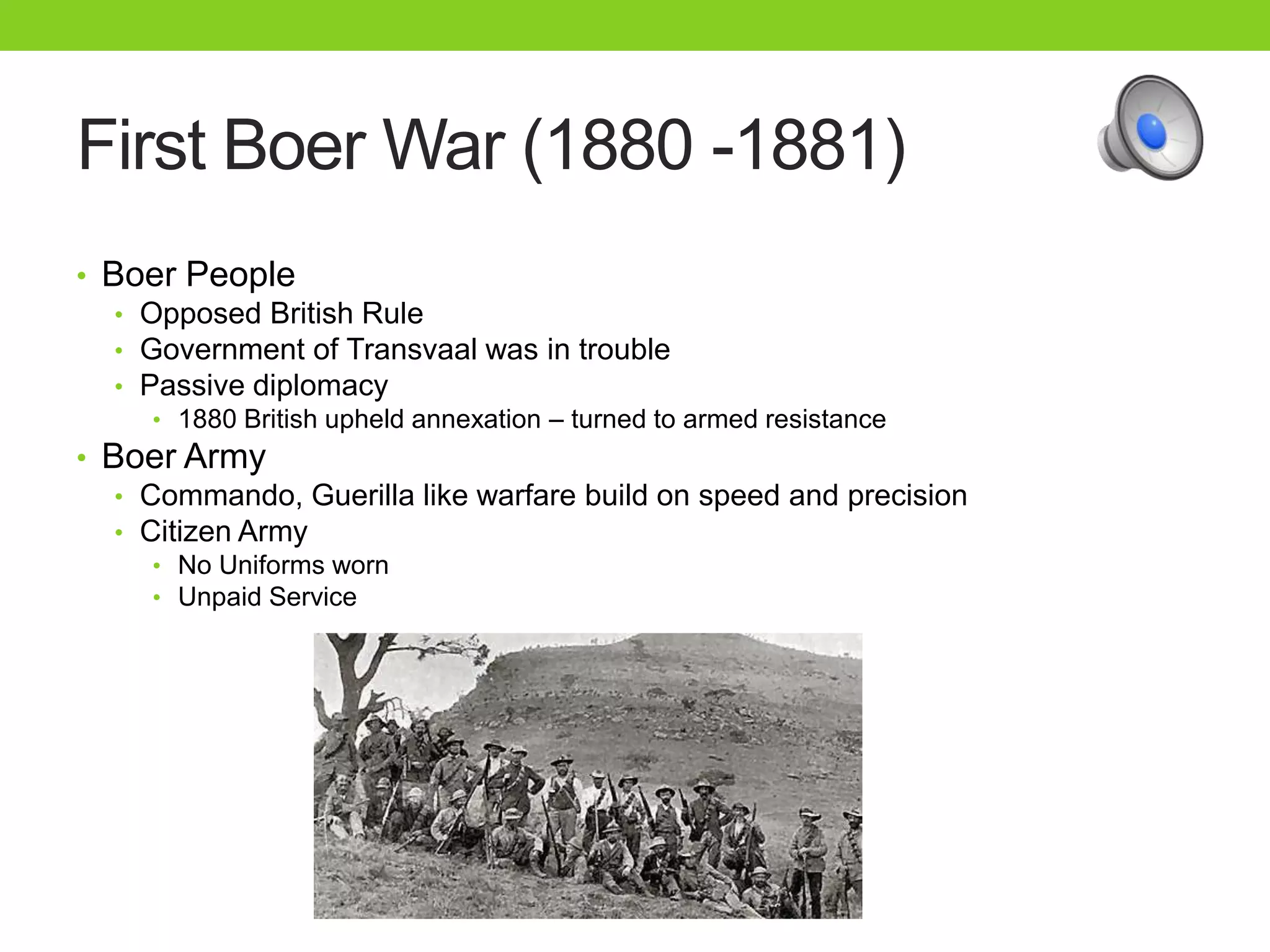 Boer Wars (historical context presentation) By Austin Hennings | PPTX