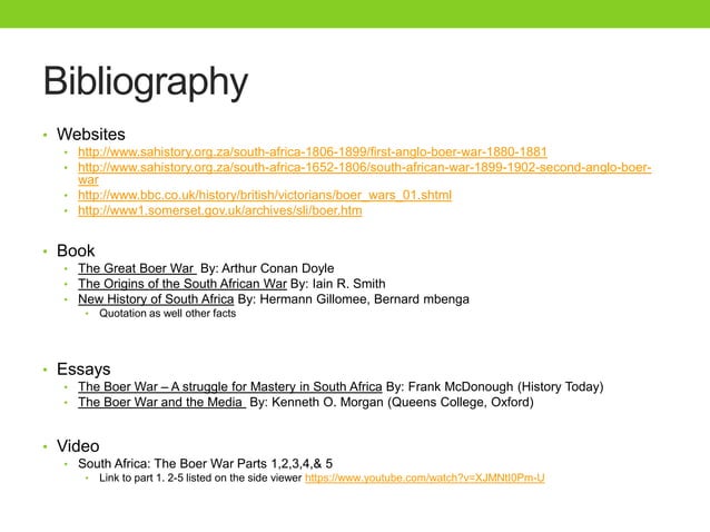 Boer Wars (historical context presentation) By Austin Hennings | PPTX