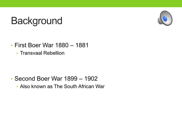 Boer Wars (historical context presentation) By Austin Hennings | PPTX