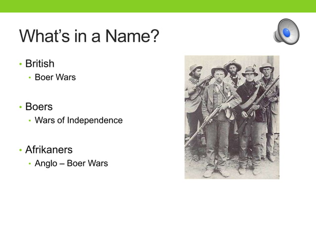 Boer Wars (historical context presentation) By Austin Hennings | PPTX