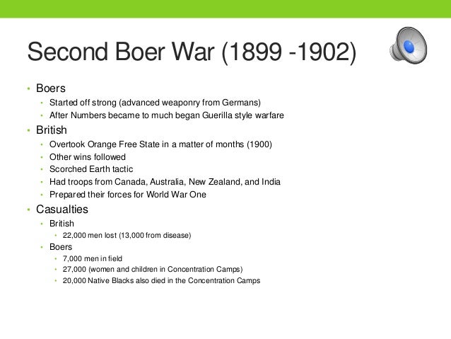 Causes Of Anglo Boer War