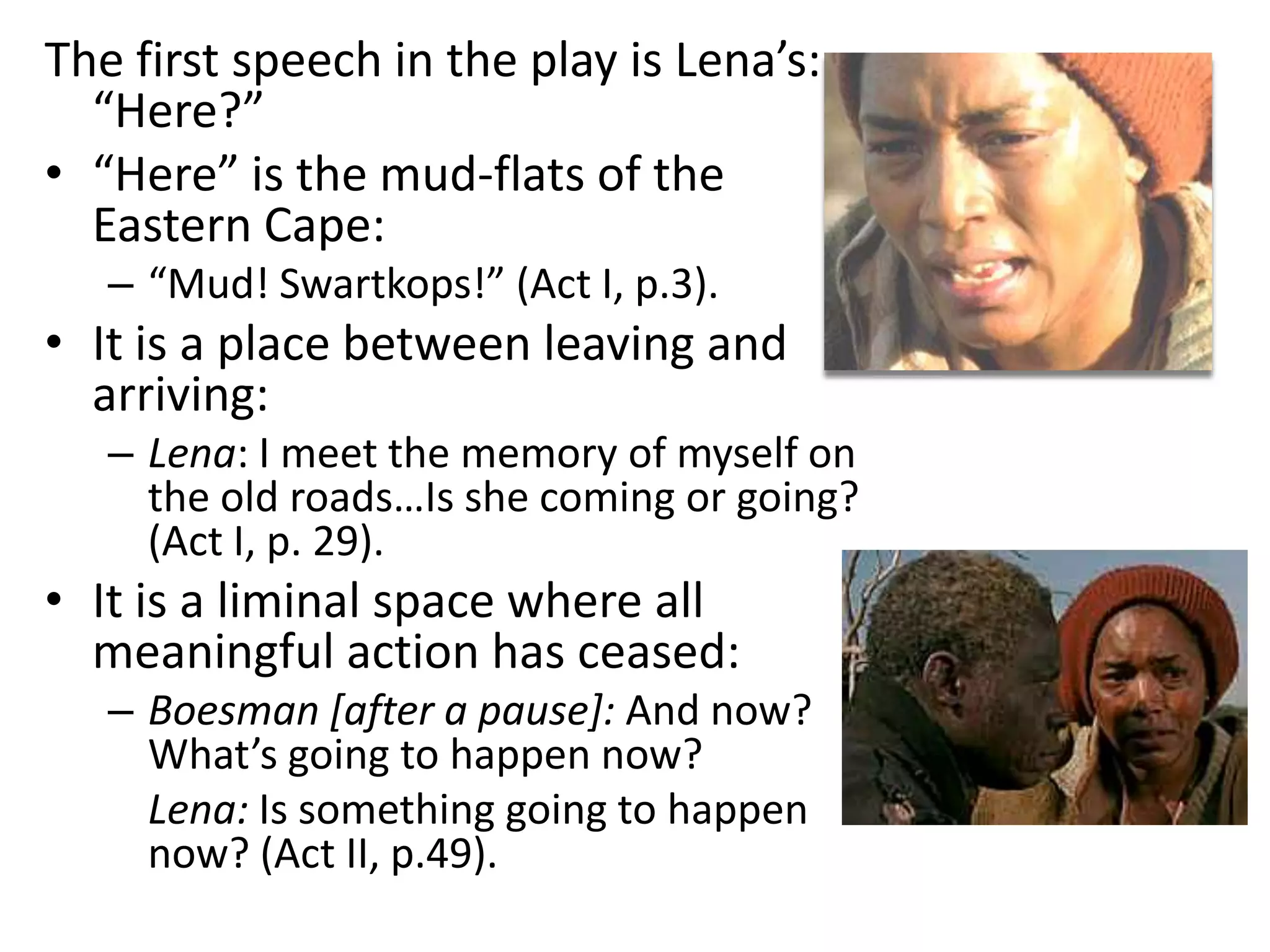 Boesman and lena lecture notes(1) | PPTX