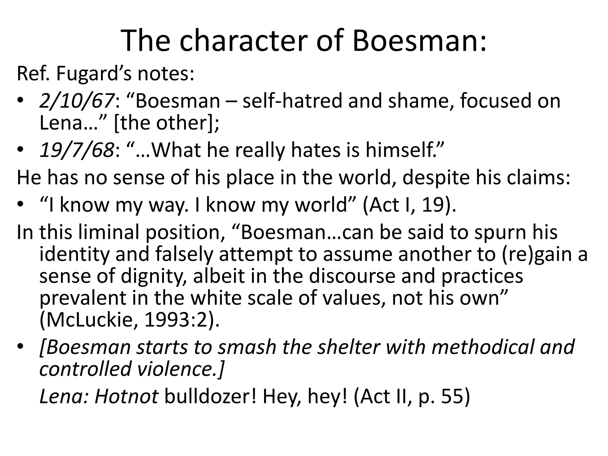Boesman and lena lecture notes(1) | PPTX