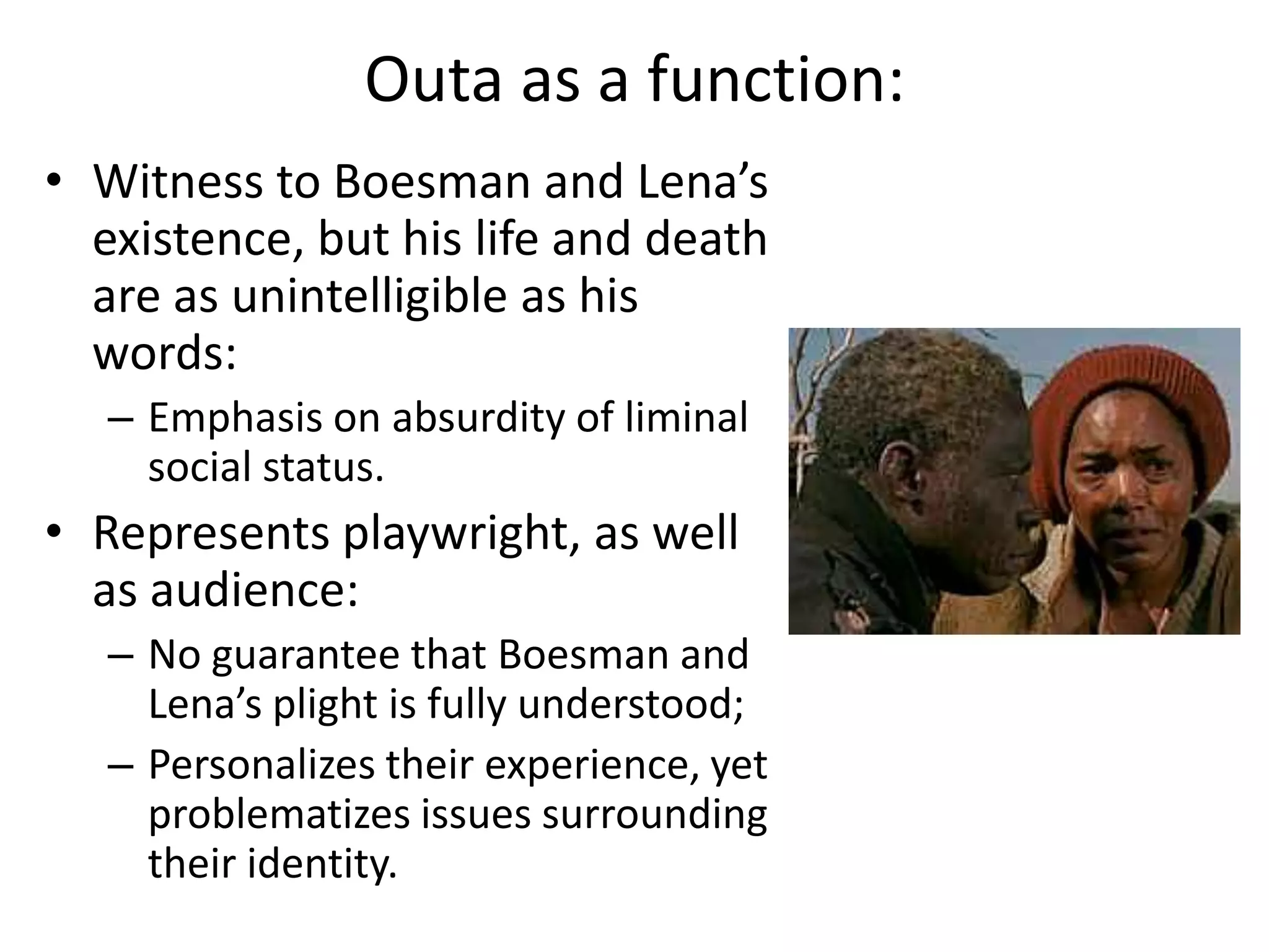 Boesman and lena lecture notes(1) | PPTX