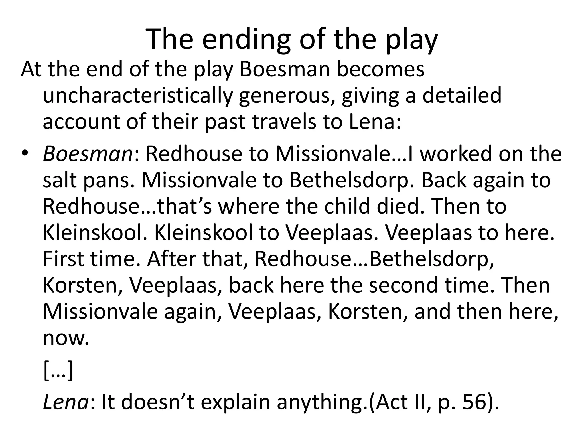 Boesman and lena lecture notes(1) | PPTX