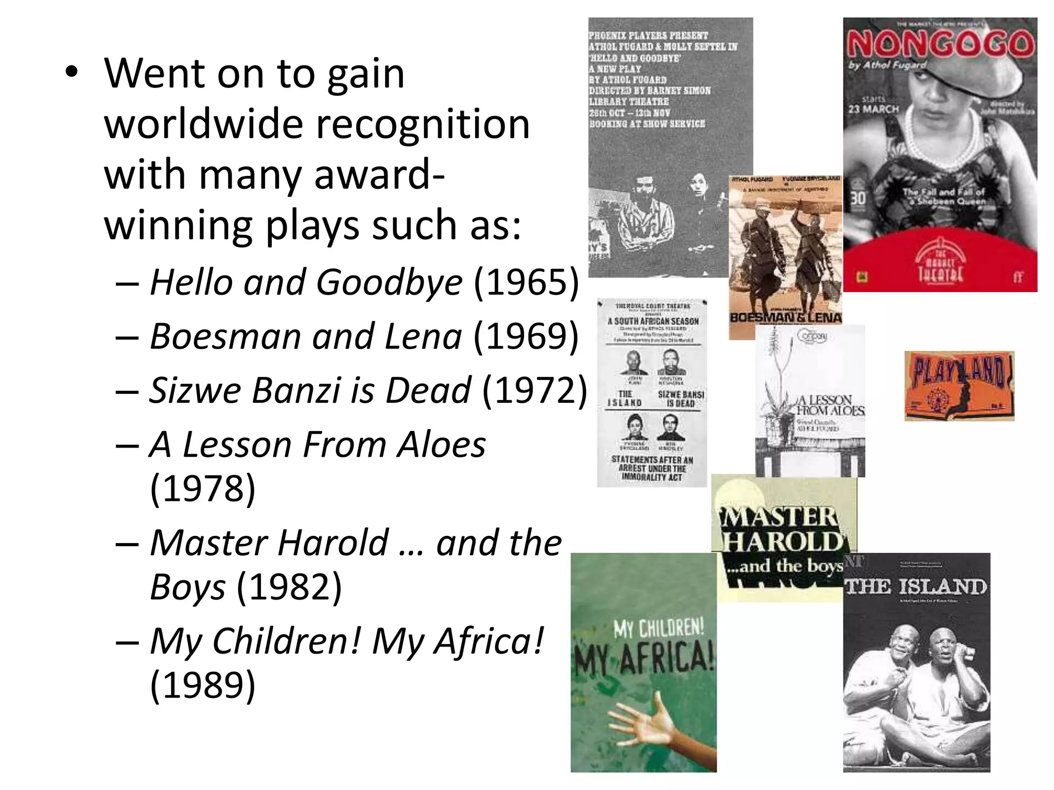 Boesman and lena lecture notes(1) | PPTX