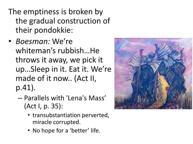 Boesman and lena lecture notes(1) | PPTX | Africa Travel | Travel Locations