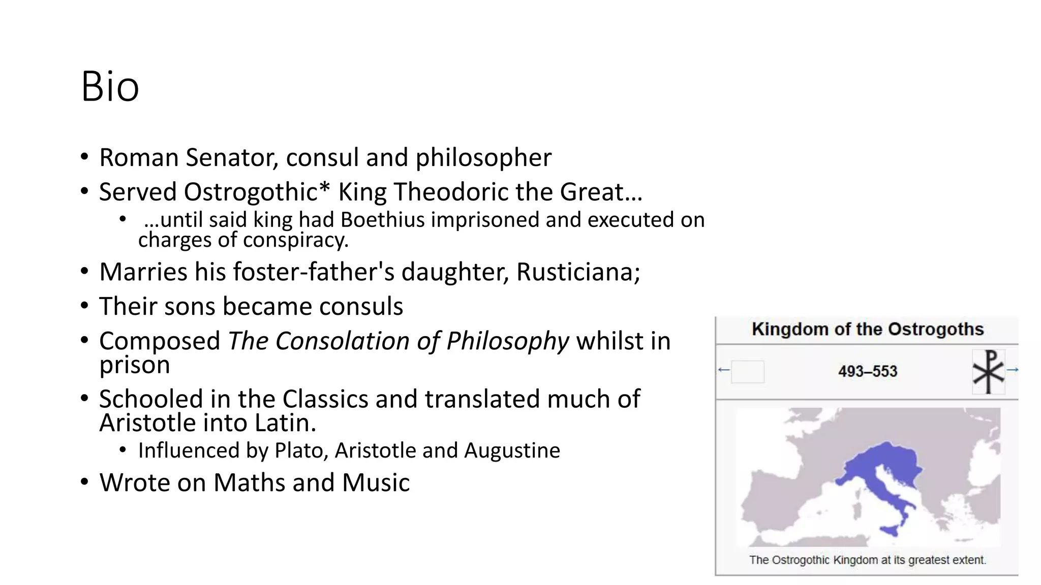 Boethius The Consolation of Philosophy | PPTX