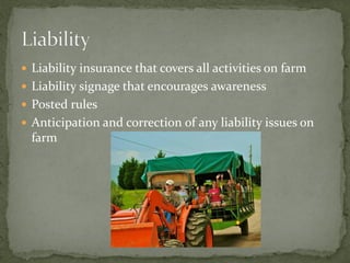 Business of Farming Conference 2013: Agritourism | PPT