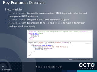 OCTO BOF - How to build Netvibes with AngularJS | PPT