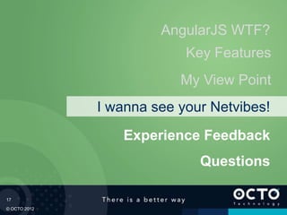 OCTO BOF - How to build Netvibes with AngularJS | PPT