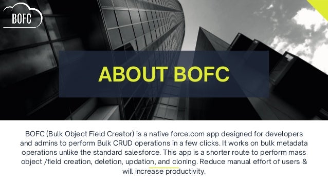 BOFC - A must have time saving tool for Salesforce users | PPT