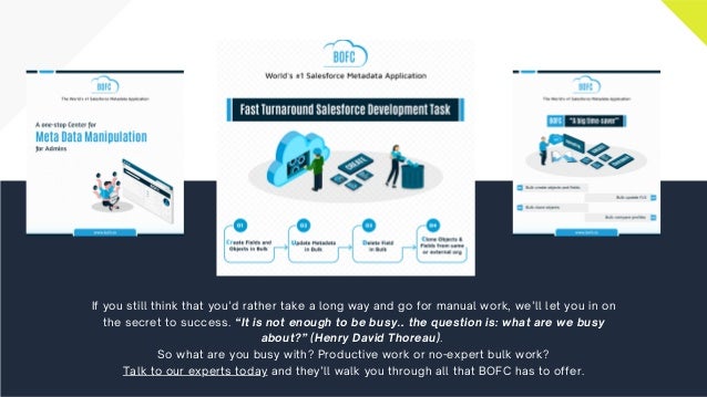 BOFC - A must have time saving tool for Salesforce users | PPT
