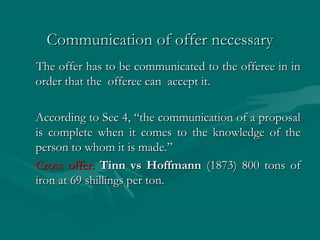 B offer n acceptance | PPT