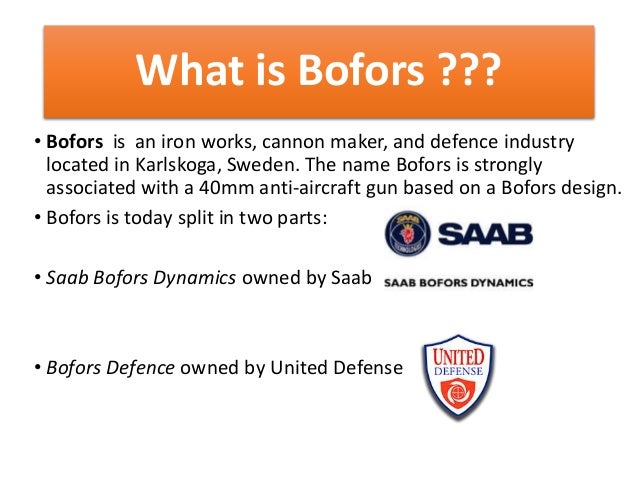 Bofors scam for the subject of Business Ethics and CSR