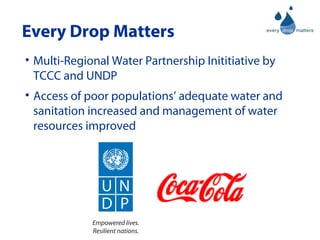 Every Drop Matters initiative | PPT