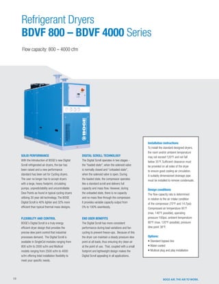Boge Compressed Air Treatment Products | PDF