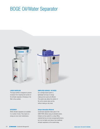 Boge Compressed Air Treatment Products | PDF