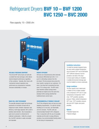 Boge Compressed Air Treatment Products | PDF