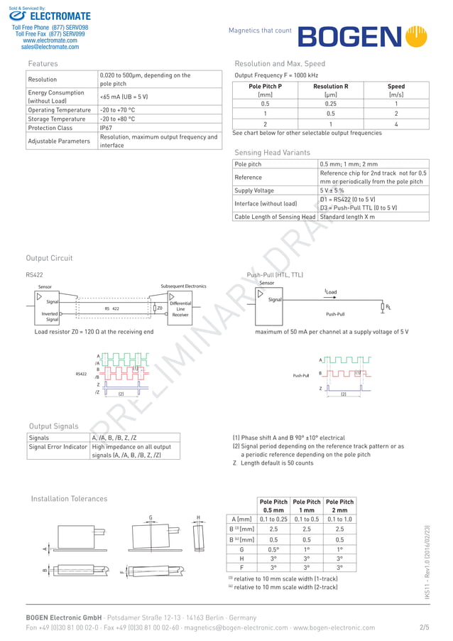 Bogen Technical IKS11 | PDF