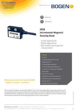 Bogen Technical IKS8 | PDF