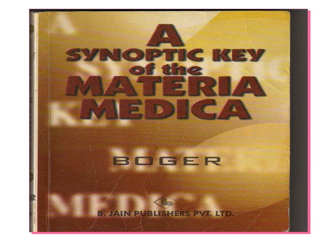Boger synoptic key ppt | PPT