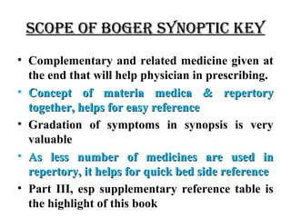 Boger synoptic key ppt | PPT