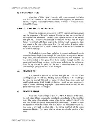 Bogie and suspension e book | PDF