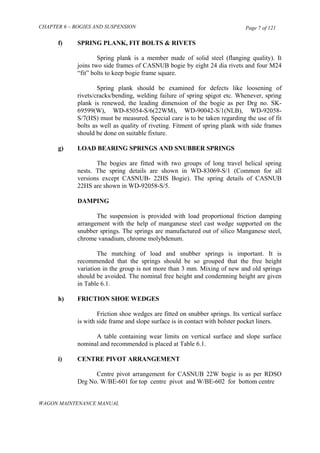 Bogie and suspension e book | PDF