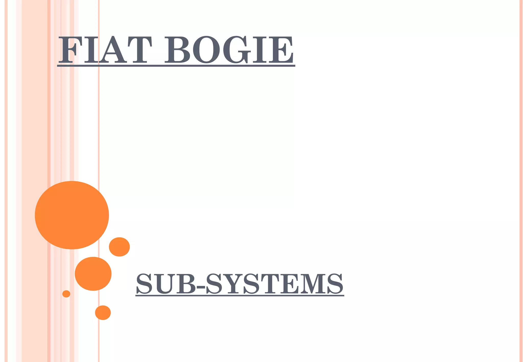 Bogie under frame | PPT