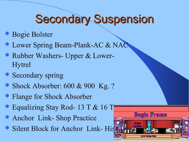 ICF Bogie Details by Yadvendu | PPT