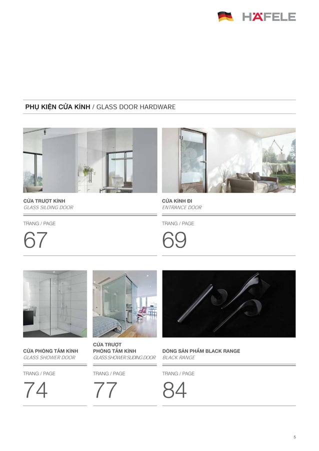 Catalogue Hafele - Phụ Kiện Cửa Hafele 2017 | PDF | Information and ...