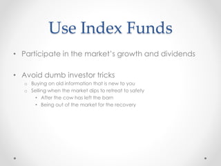 Boglehead philosophy: 10 Steps Milwaukee Bogleheads | PPTX