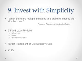 Hmong Young Professionals: Investing principles | PPTX