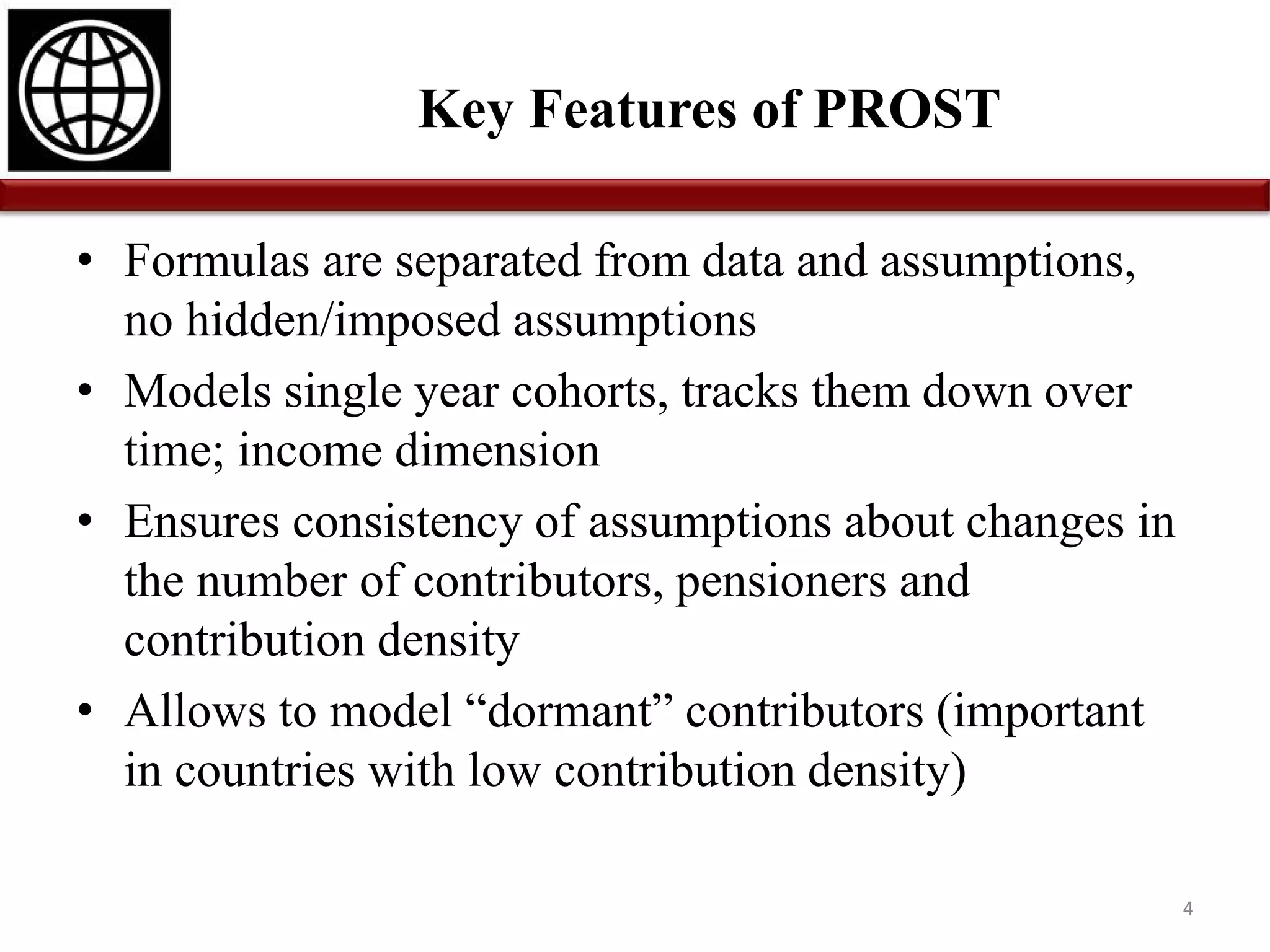 Pensions Core Course 2013: Introduction to PROST | PDF
