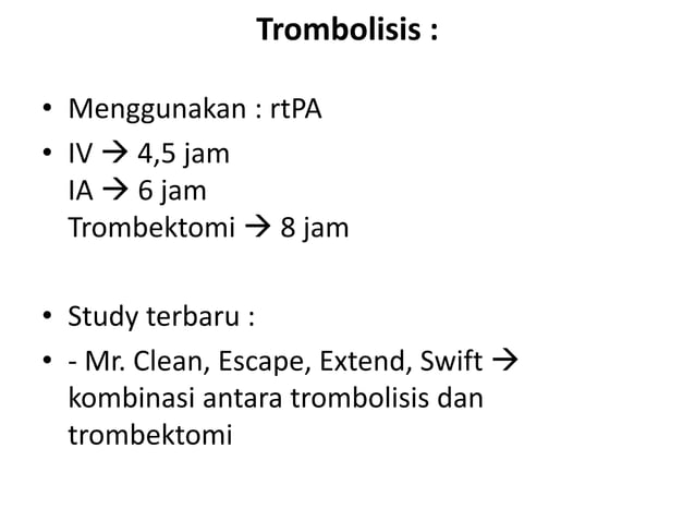 Penanganan Neurointervensi pada kasus kasus Stroke | PDF
