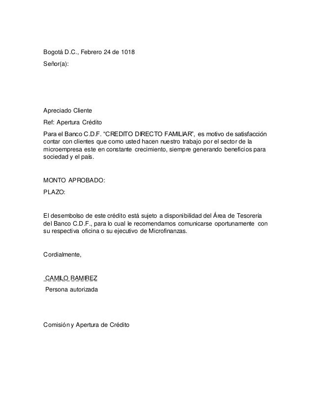 Modelo De Carta Word