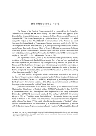 Bank of Greece Statute 9th edition_en | PDF