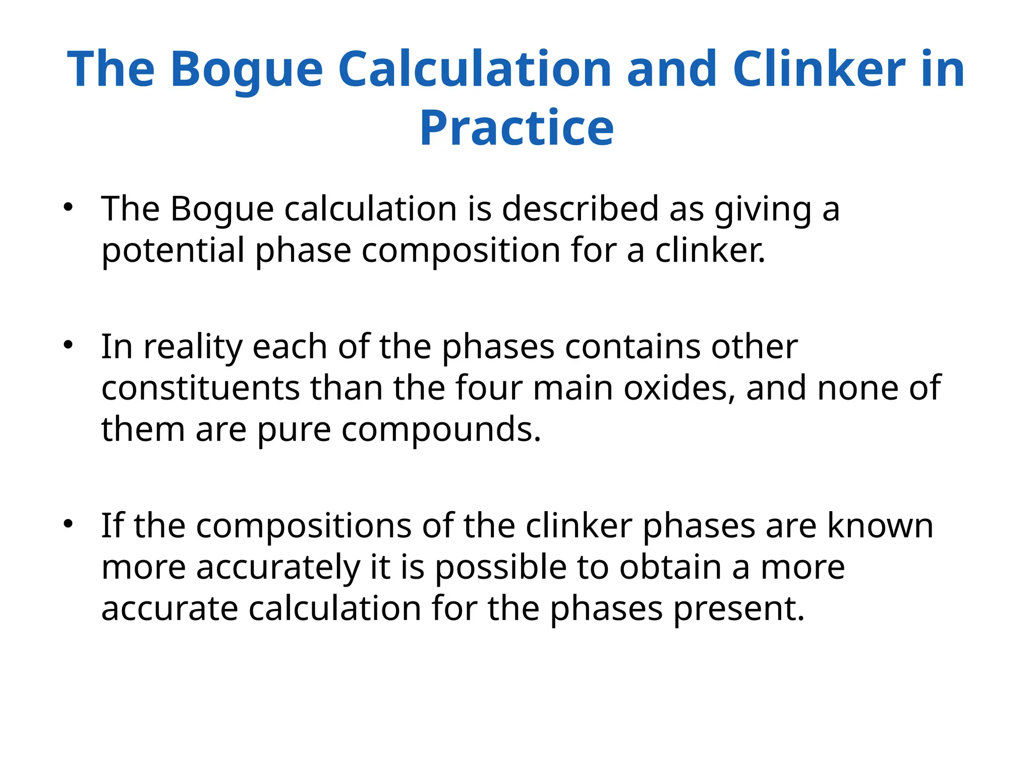Bogue Calculation in Cement Industry.pptx